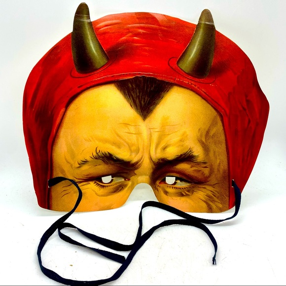 Vintage | Holiday | Nwt Vintage Victorian Remake Halloween Mask Devil ...